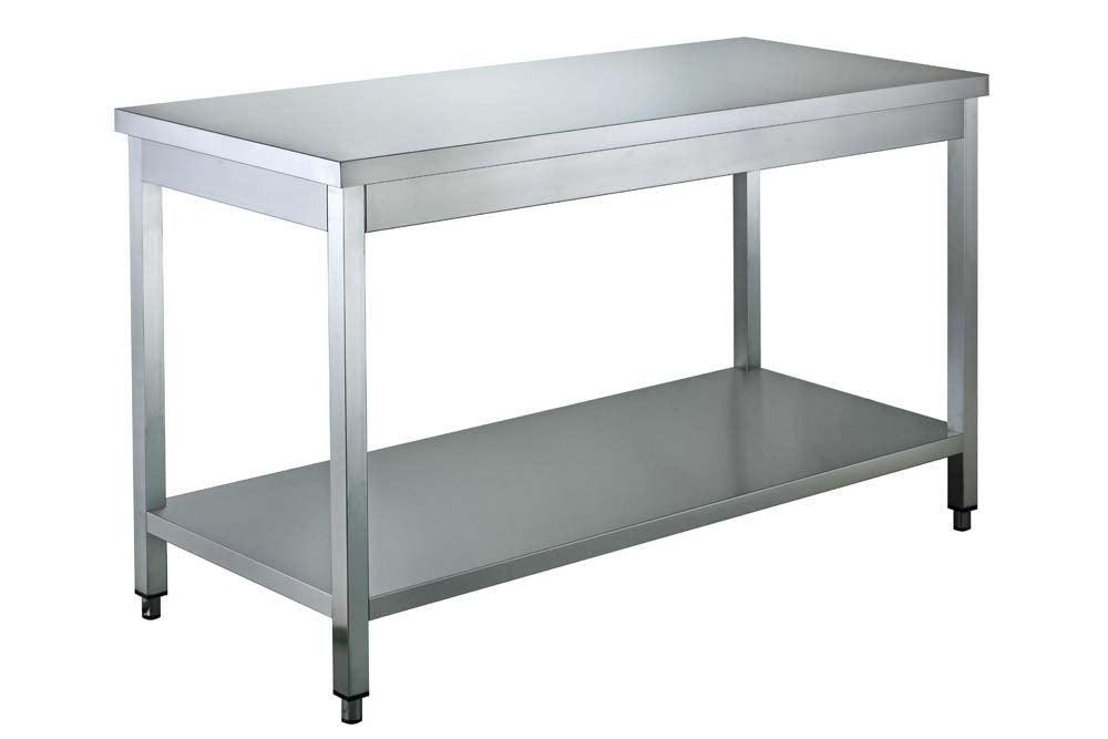 GASTRO&CO. Profiline 700 work table with base shelf B1800